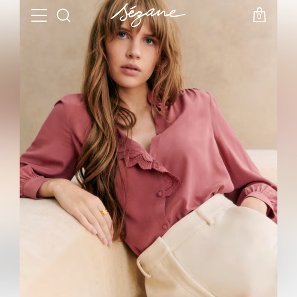 Sezane | Tops | Sezane Chlo Shirt | Poshmark